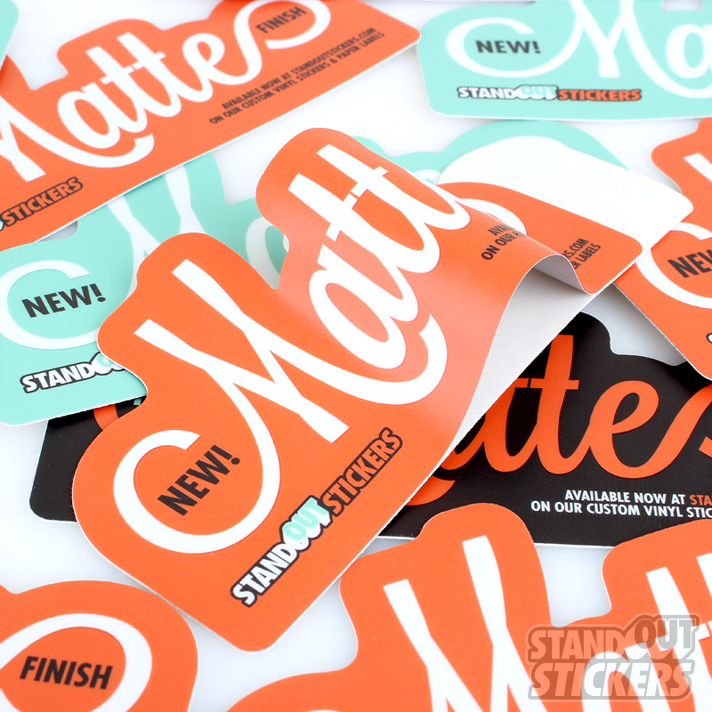 First Matte Buttons Now Matte Stickers TheButtonPost